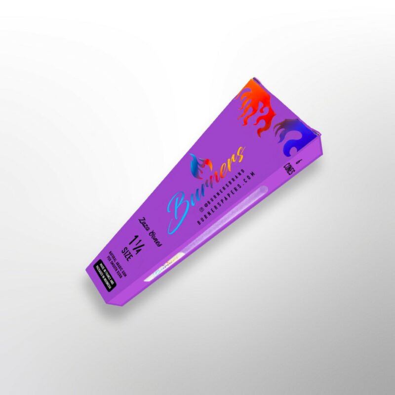 Burner Brand Zaza (Purple) Cone -Sleeve of 30 - SERVD Distribution