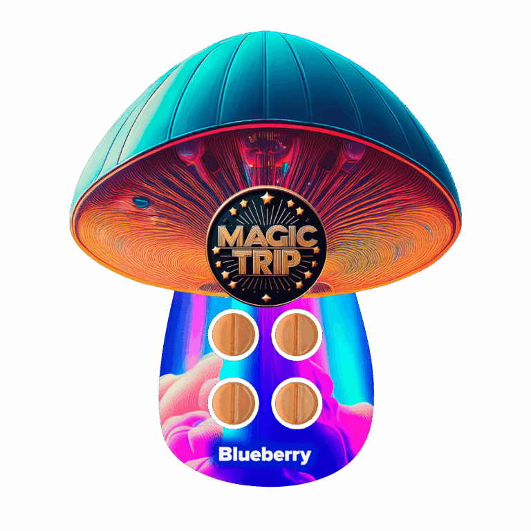Magic Trip 4 Tab - Blueberry (Sleeve of 10) - SERVD Distribution
